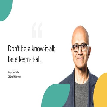 Be a learn it all | PDF