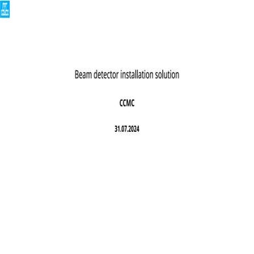 Beam detector installation solution.pptx