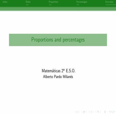 Proportions and percentages | PDF