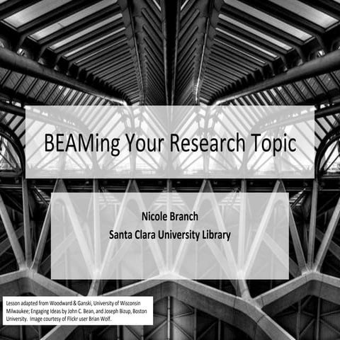 BEAM- Science, Technology & Self | PPT