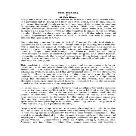 Bean counting | DOCX