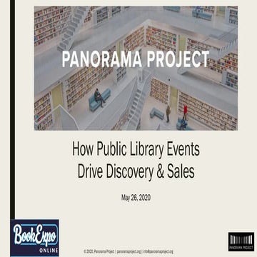 How Public Library Events Drive Discovery & Sales | Virtual BookExpo ...