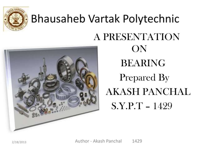 Lecture 5 Thrust bearing (Introduction and Design Procedure) | PDF