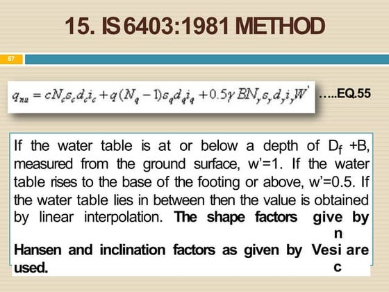 Plate load test ppt | PPTX | Geology | Science