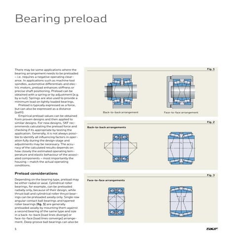 Bearing preload tcm 12-299896 | PDF