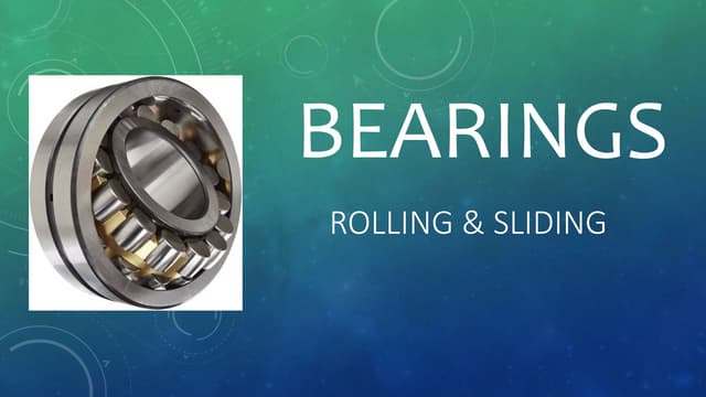 Bearing basics SKF | PDF