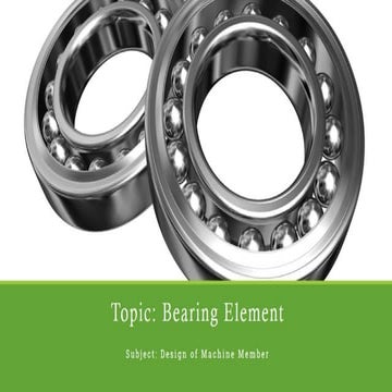 Overview of Bearings | PPT