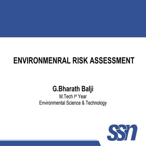 Environmental Risk Assessment (Disaster Management Plan) | PPT | First ...