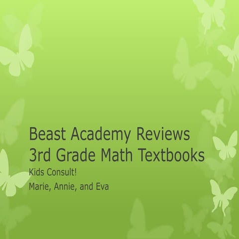 "Beast Academy" reviews | PPTX