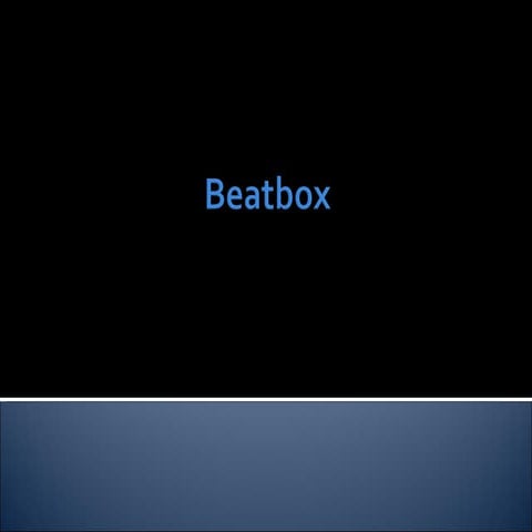 Tipos de Beatbox | PDF