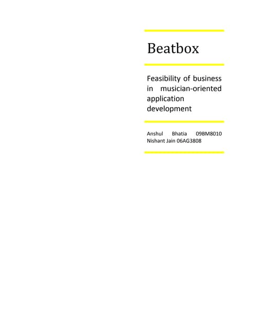 Beatbox presentation | PPTX