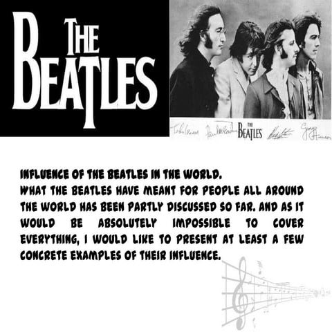 The Beatles | PPTX | Oldies/Adult Standards | Music