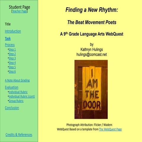 Beat Poet Webquest Pdf | PDF