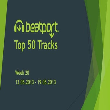 Beatport Top 50 Tracks - Week 20, 2013 | PPTX