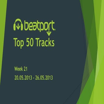 Beatport Top 50 Tracks - Week 21, 2013 | PPTX