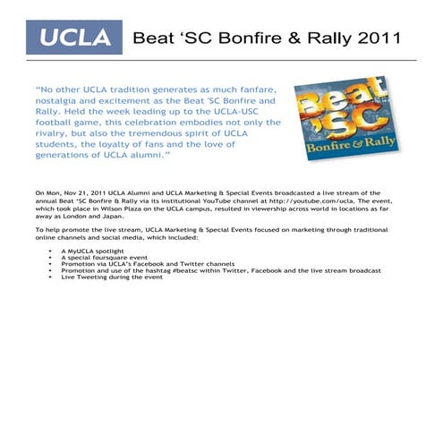 UCLA Mobile QR Code Marketing Campaign | PDF