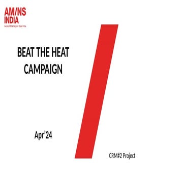 Beat the Heat Campaign - CRM#2 Project.pptx