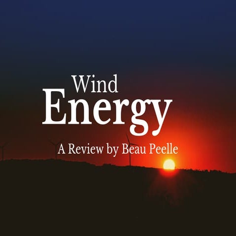 Wind energy | PPT