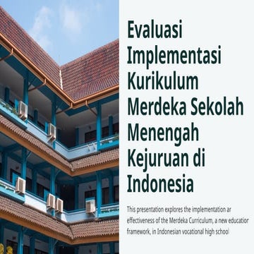 Beautiful.ai - Evaluasi Implementasi Kurikulum Merdeka Sekolah Menengah ...