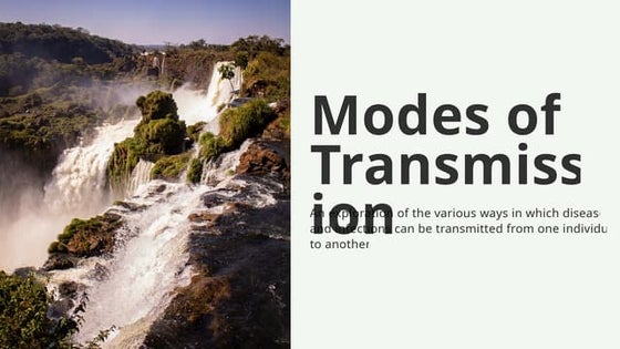 Modes of transmission | PDF