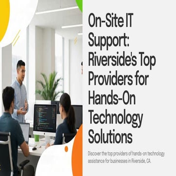 On-Site IT Support Riverside's Top Providers for Hands-On Technology ...