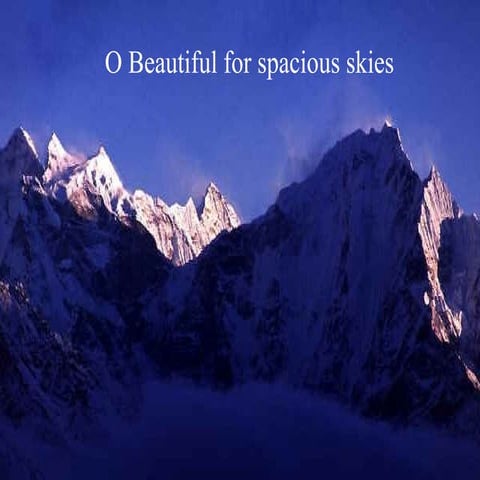 Beautiful America | PPT