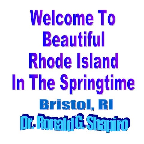 Beautiful Rhode Island In The Springtime | PPT