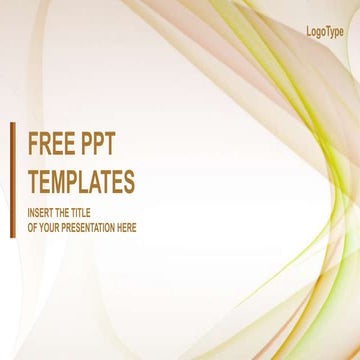 BeautifulWaveAbstract PowerPointTemplate | PPTX