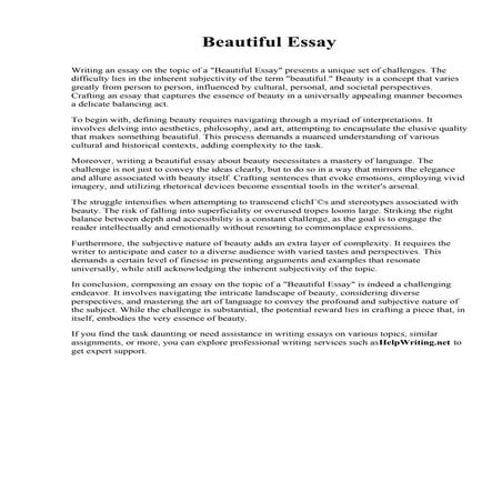 Inner Beauty Vs Outer Beauty Essay.pdf