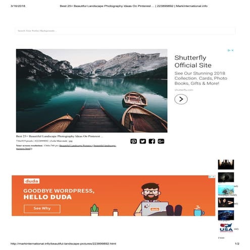 Beautiful landscape photography | PDF