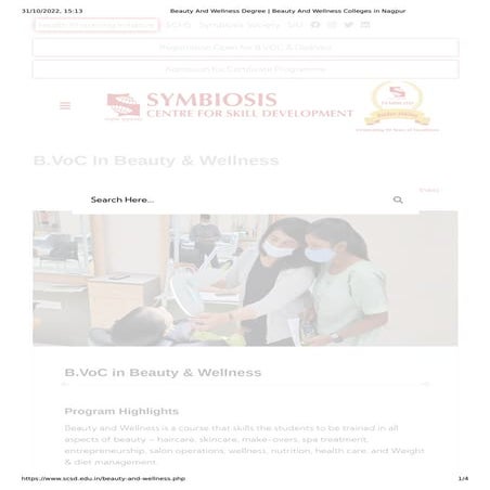 Beauty And Wellness Degree _ Beauty And Wellness Colleges in Nagpur.pdf