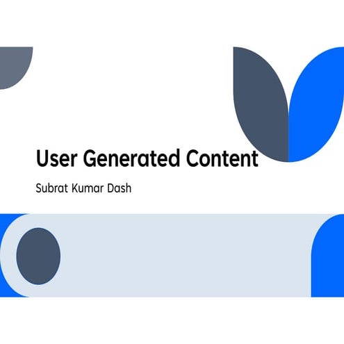 Strategy to Get More User Generated Content | PPT