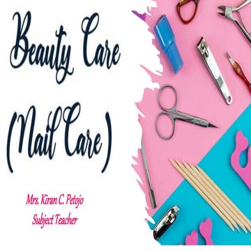 Basic nail shapes and nail art grade 8 | PPTX