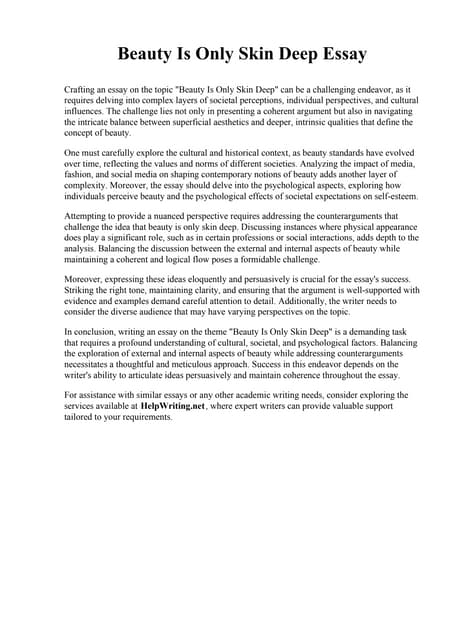 Cosmetic Surgery Argumentative Essay | PDF