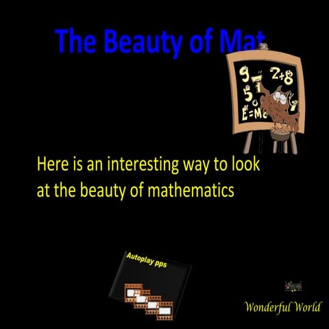 Beauty Of Mathematics | PPT
