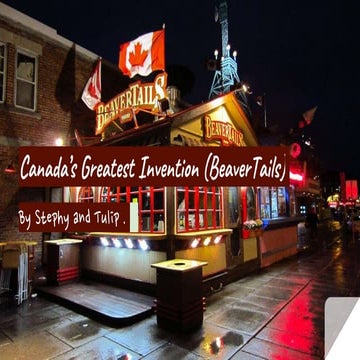 Beaver tails.pptx | Desserts and Baking | Food & Drink