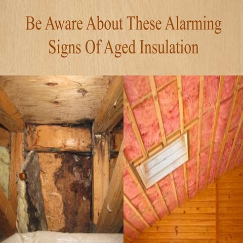 alarming signs of aged insulation | PPT