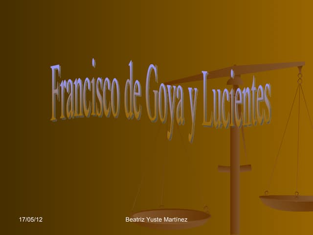 Francisco de Goya | PPT