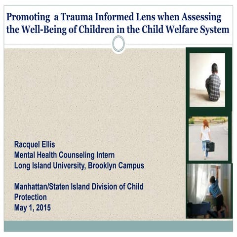 Promoting a trauma informed lens | PPT