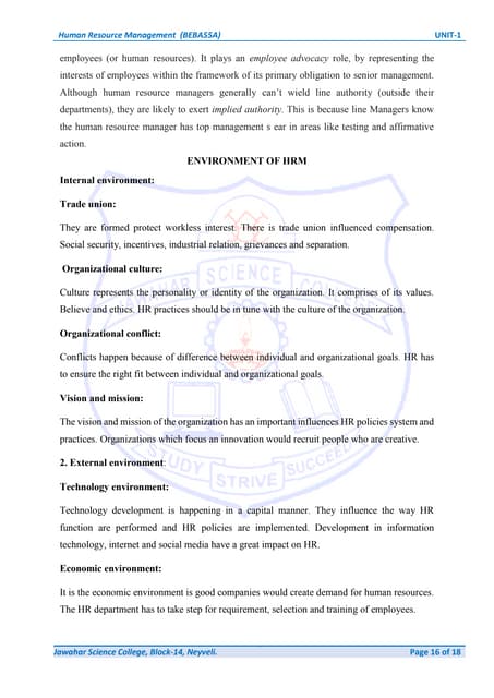 STRATEGIC HUMAN RESOURCE MANAGEMENT | PPTX