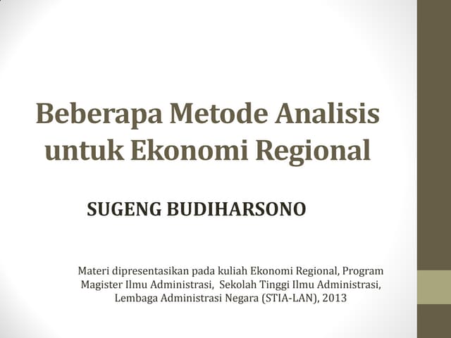 Analisis shift share epp | PPTX