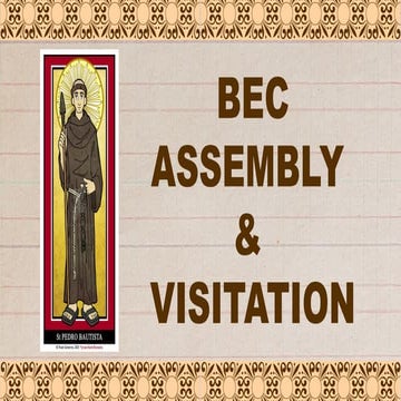 Basic Ecclesial Communities Assembly Primer | PPTX