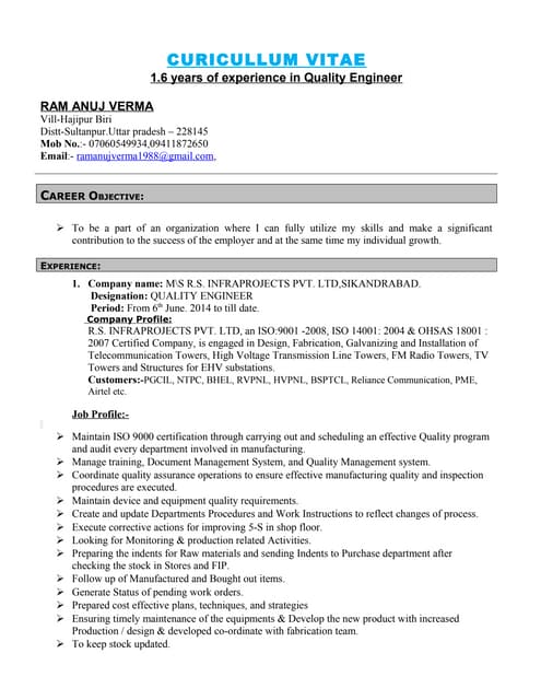HVAC DRAFTSMAN CV | PDF | Careers