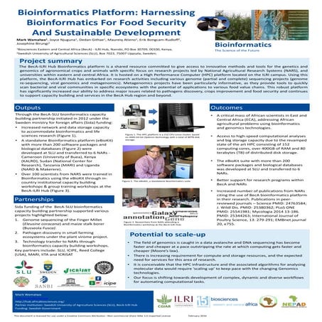 Bioinformatics Platform Harnessing Bioinformatics For Food Security