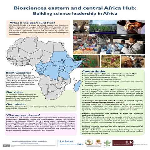 BecA-ILRI Hub: Building bioscience technology platforms for Africa’s ...