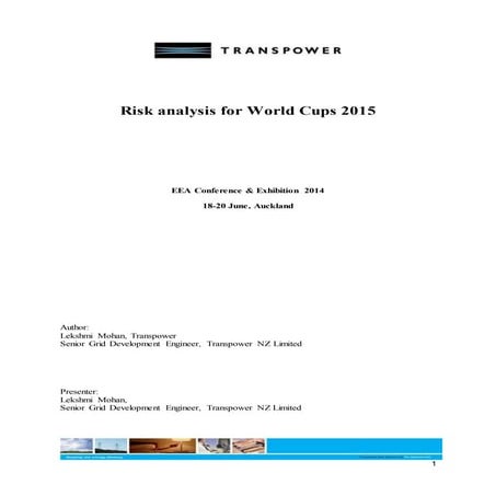 EEA 2014 Risk analysis for World Cups pdf | DOCX