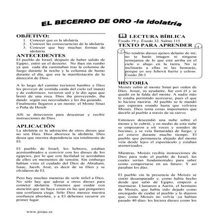 Becerro oro | PDF