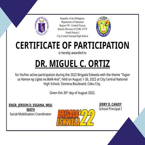 BRIGADA ESKWELA CERTIFICATE OF PARTICIPATION.pptx