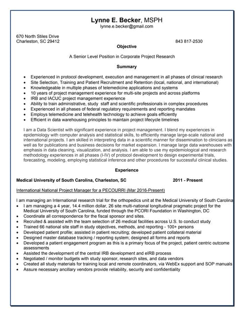 Becker, Lynne RESUME | PDF