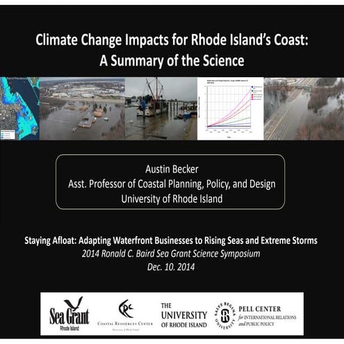 Projected Climate Change Impacts for Rhode Island’s Coast: A Summary of ...